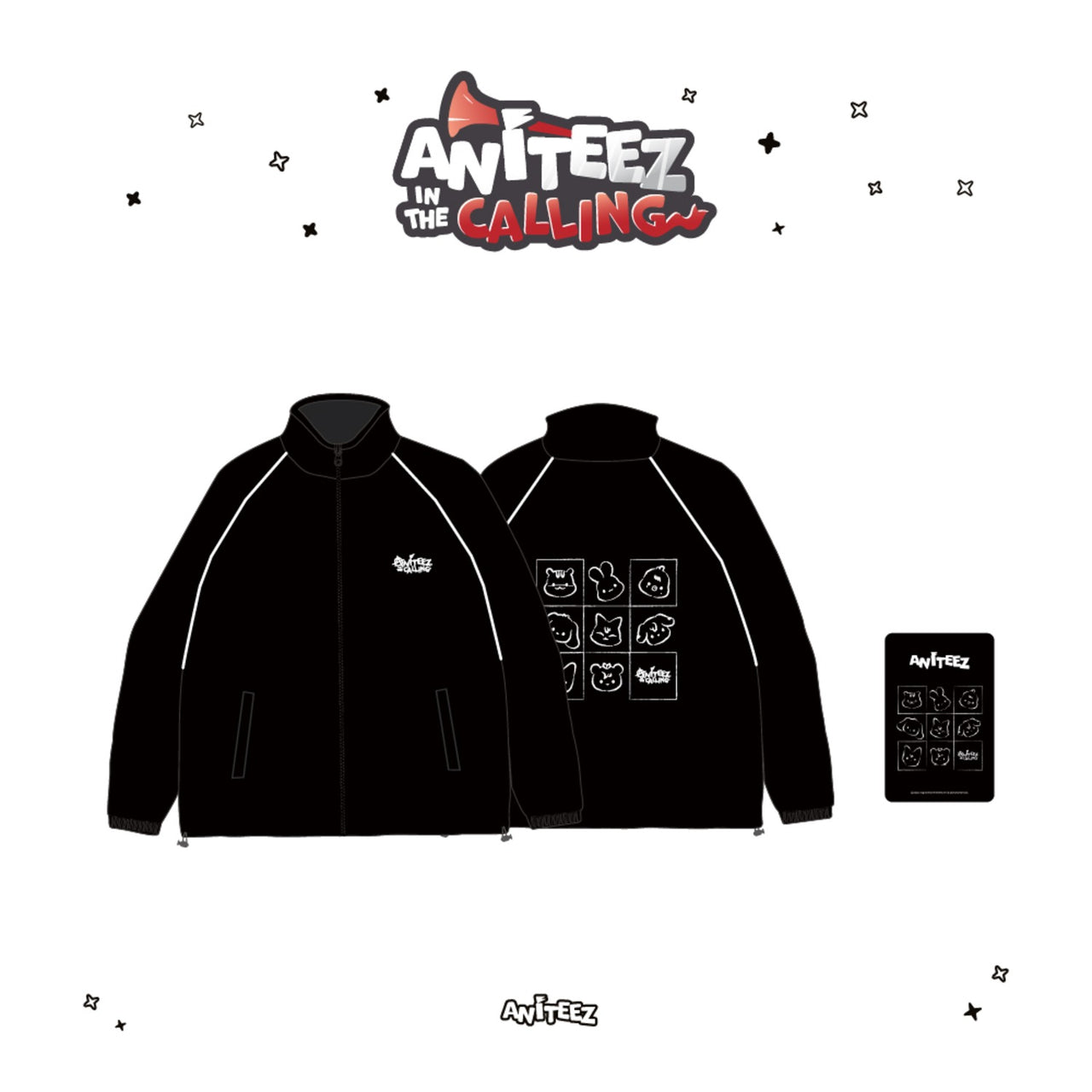 ATEEZ - ANITEEZ IN THE CALLING MD WINDBREAKER JACKET – Copenhagen Kpop