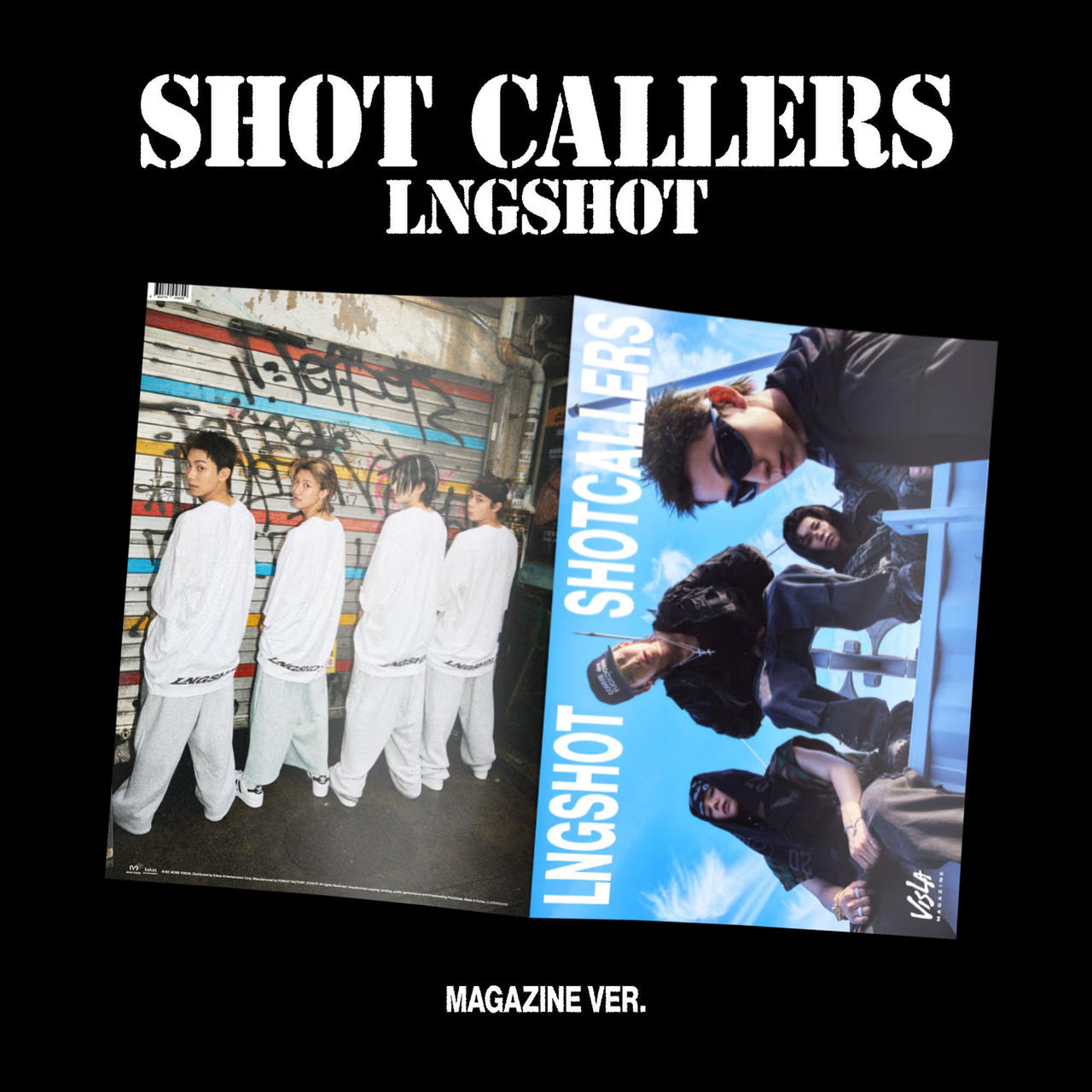 [PRE-ORDER] LNGSHOT 'SHOT CALLERS' (Magazine Ver.) – Copenhagen Kpop