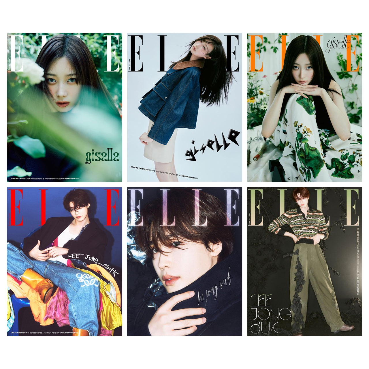 ELLE AUGUST 2024 (GISELLE, LEE JONG SUK) – Copenhagen Kpop